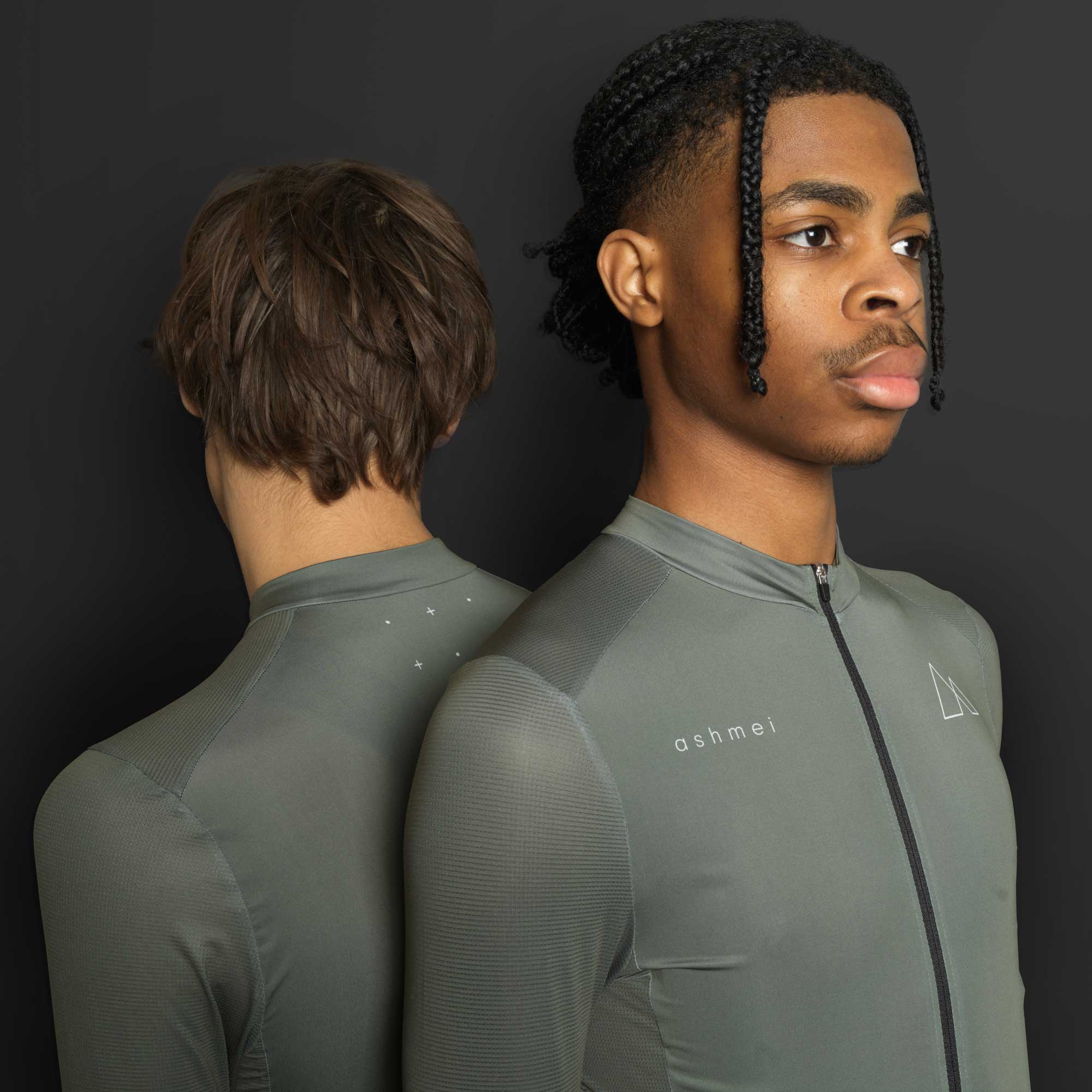 Men's Infinity Colour Cycle Jersey - Olive – ashmei